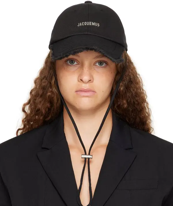 Jacquemus Black Le Chouchou 'La Casquette Artichaut' Cap - 990
